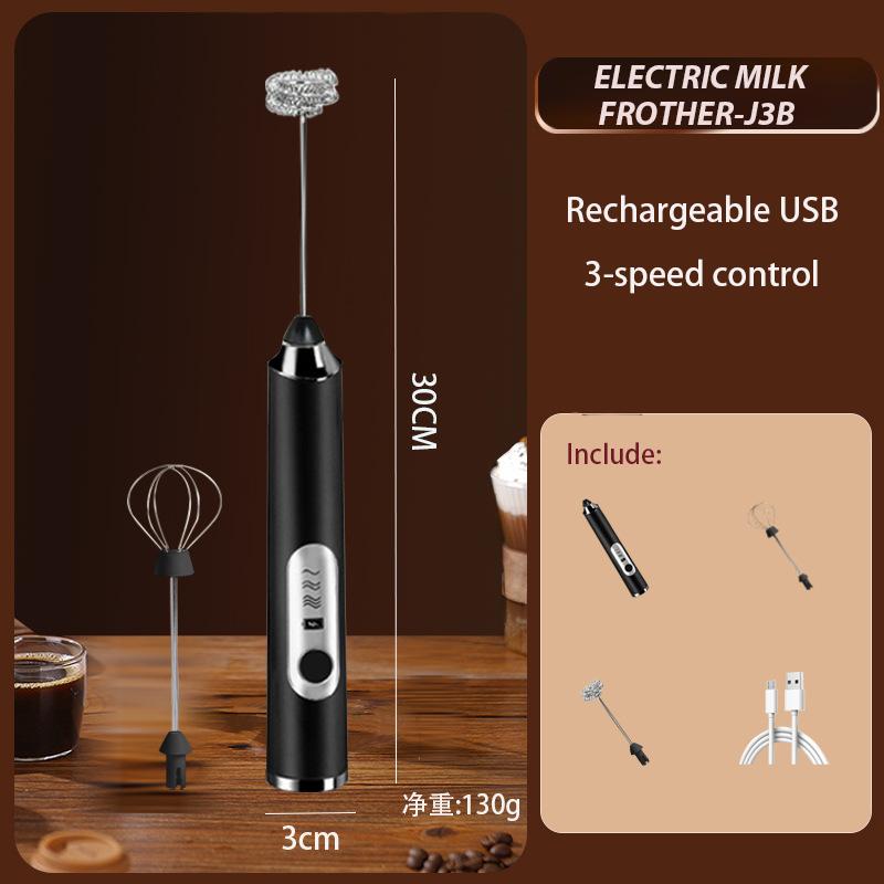 Pembuih Susu Elektrik, J3B, dengan Batang Kacau, Boleh Dicas - TikTok ...