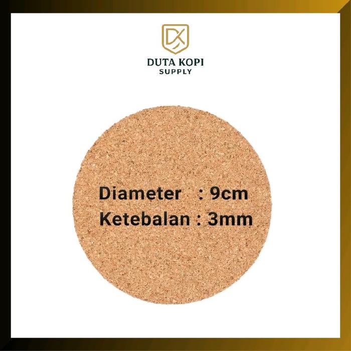 Jual Tatakan Alas Gelas Cangkir Polos Gabus Coaster Cork - Bulat - Kab ...