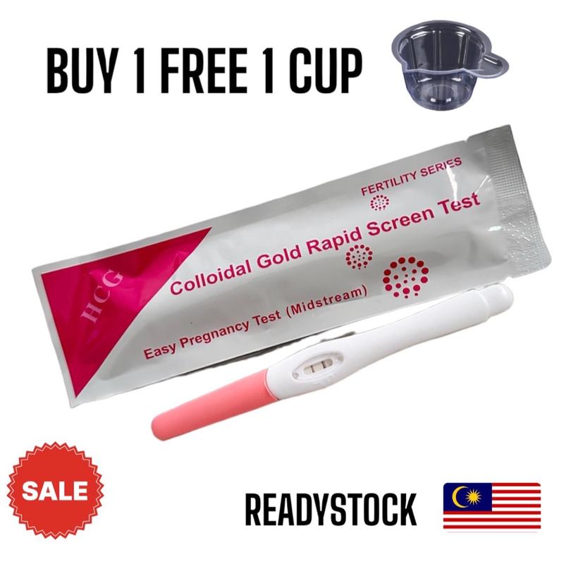 READYSTOCK PREGNANCY TEST HCG MIDSTREAM PEN BUY 1 FREE 1 CUP - TikTok ...