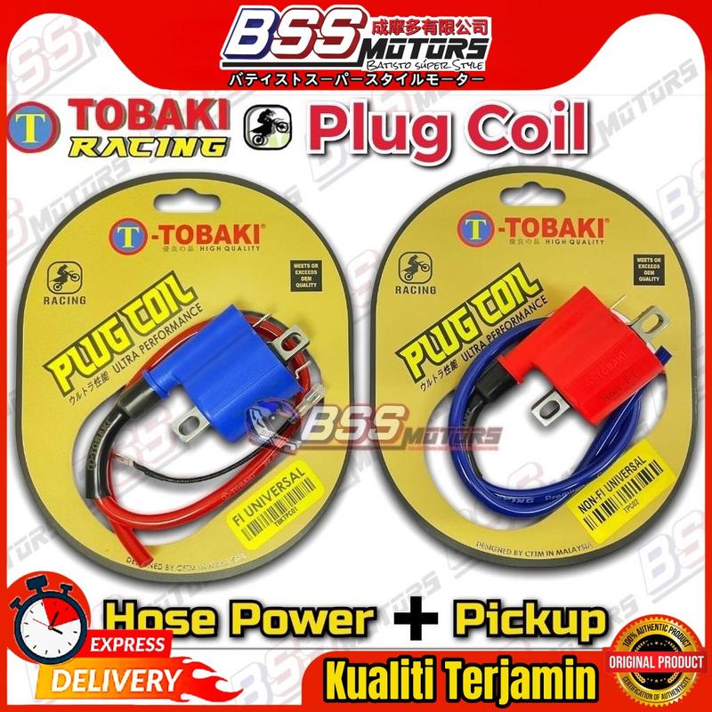 TOBAKI Ori Racing Koil Plug Coil Universal LC135 EX5 KRISS WAVE125 ...