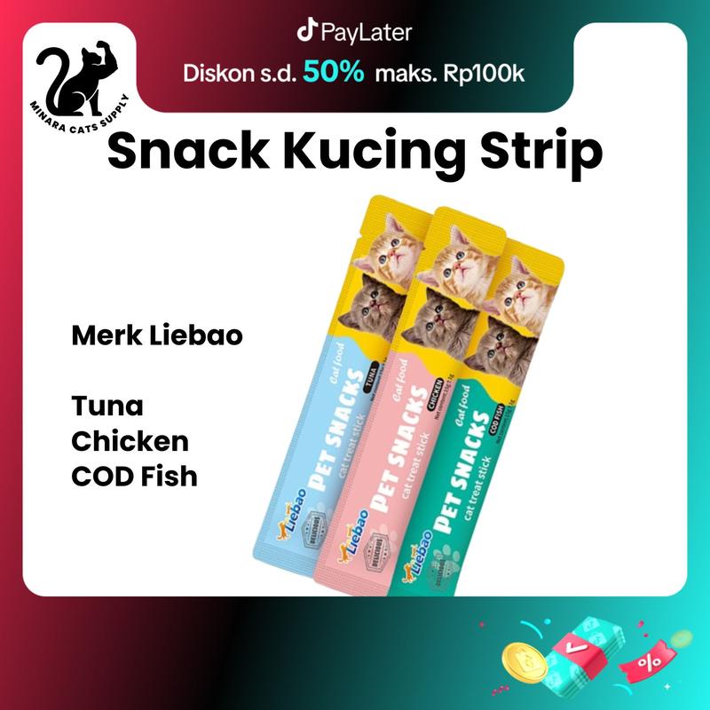 Liebao Snack Kucing Creamy | Cat Treats Cat Snack Kucing 15g - Shop ...
