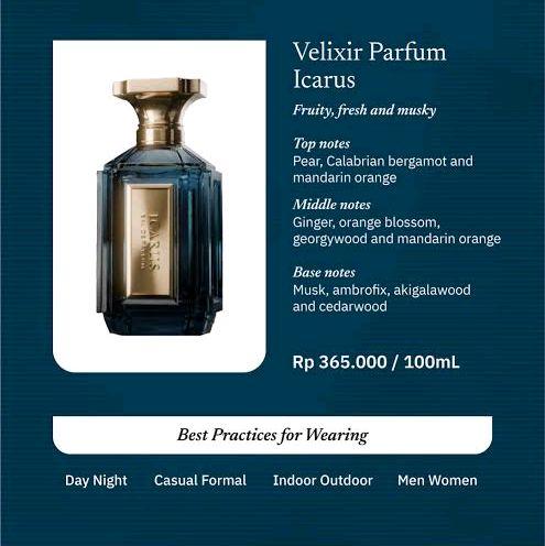 [ Decant ] Velixir ICARUS parfum Tahan Lama - Shop | Tokopedia