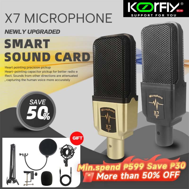 Koorfly X7 Condenser Microphone Full Set Professional Mic with - TikTok ...