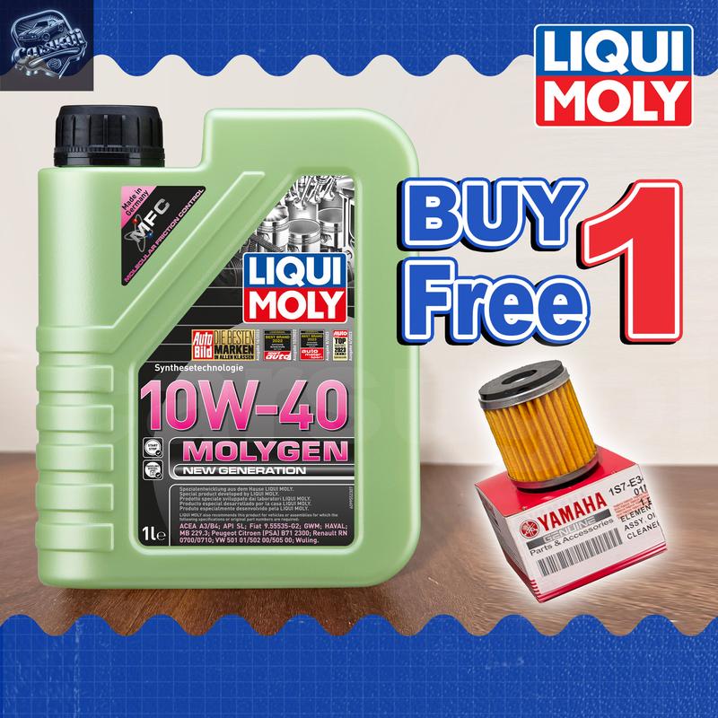 Molygen New Generation 10W-40 1L Motor Engine Motorcycle - TikTok Shop ...