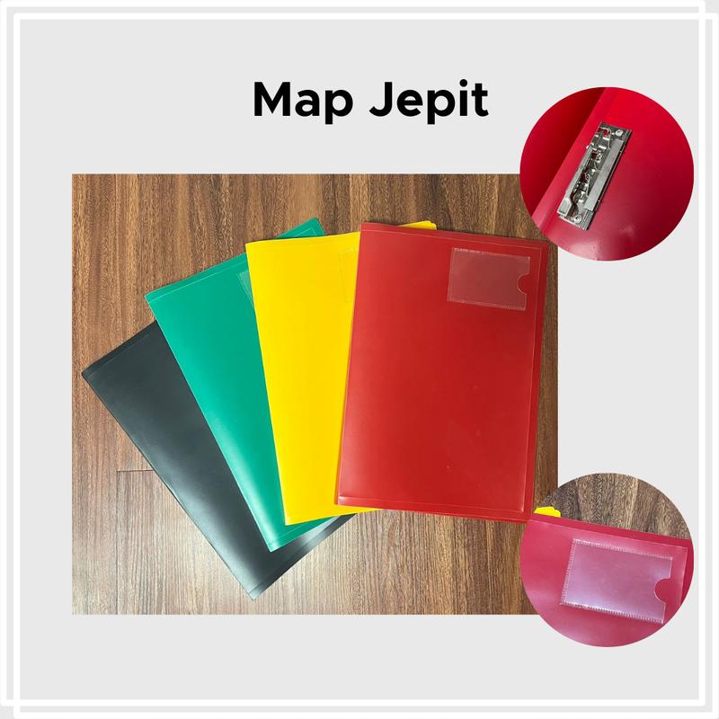FIGO Map Jepit F4 | Clip File F4 Folio Plastik - Shop | Tokopedia