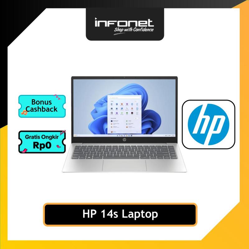 HP 14S EM0332AU/EM0333AU RYZEN 3 7320U 8GB 512GB SSD 14"FHD IPS/WIN11 ...
