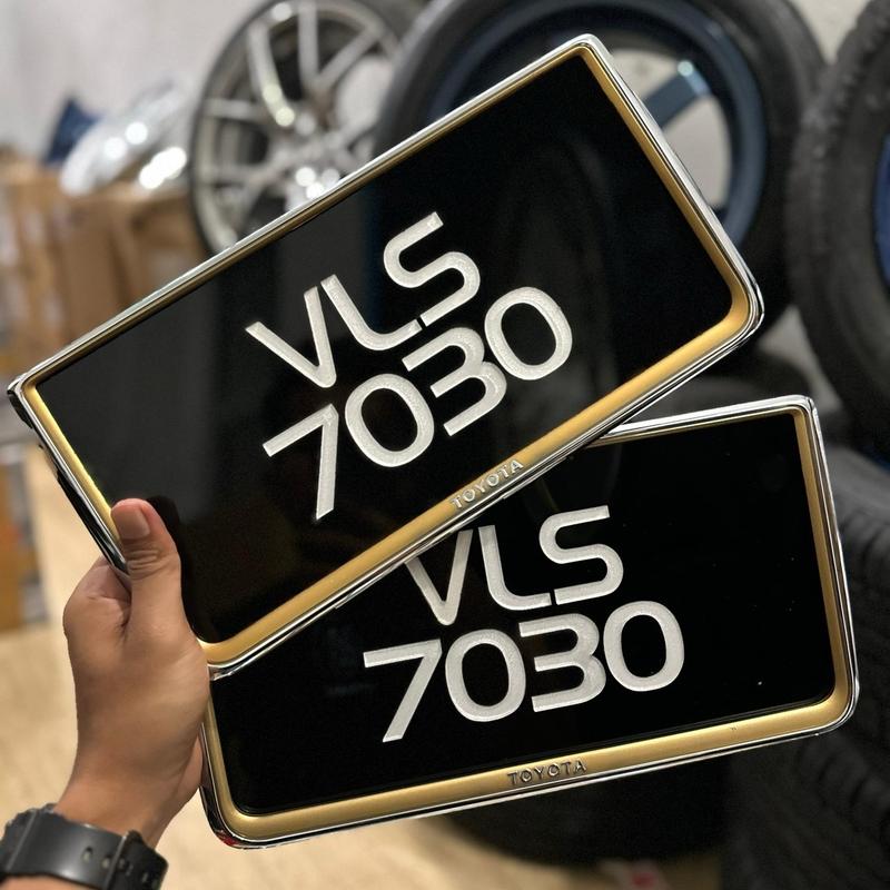 Frame Plate Toyota GOLD Original Japan - TikTok Shop Malaysia