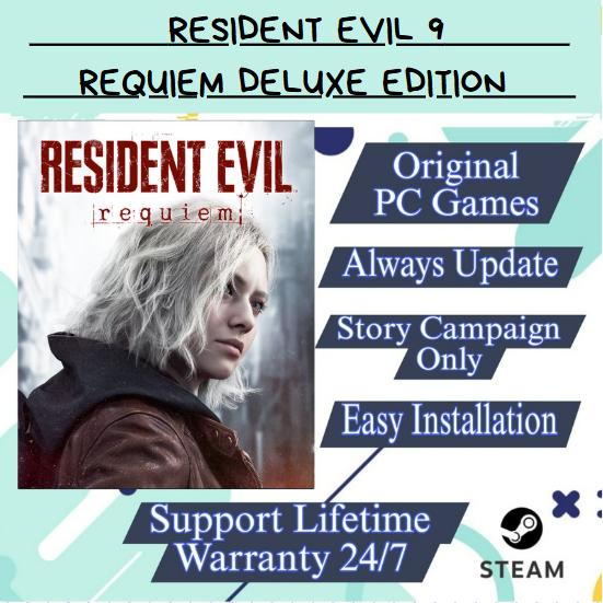 Promo RESIDENT EVIL 9 REQUIEM DELUXE EDITION PC ORIGINAL GAME DVD DL ...