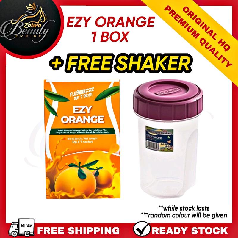 Ezy Orange Juice 1 Box 7 Sachet - TikTok Shop Malaysia