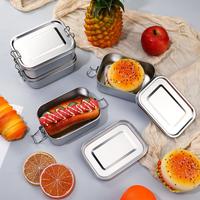 Jual Kotak Makan Lunch Box Stainless Steel Single Layer 850ml - U-30 ...