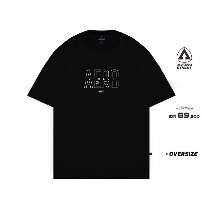 【COD】Aerostreet T shirt diamond black, pastikan untuk menambah baju ...