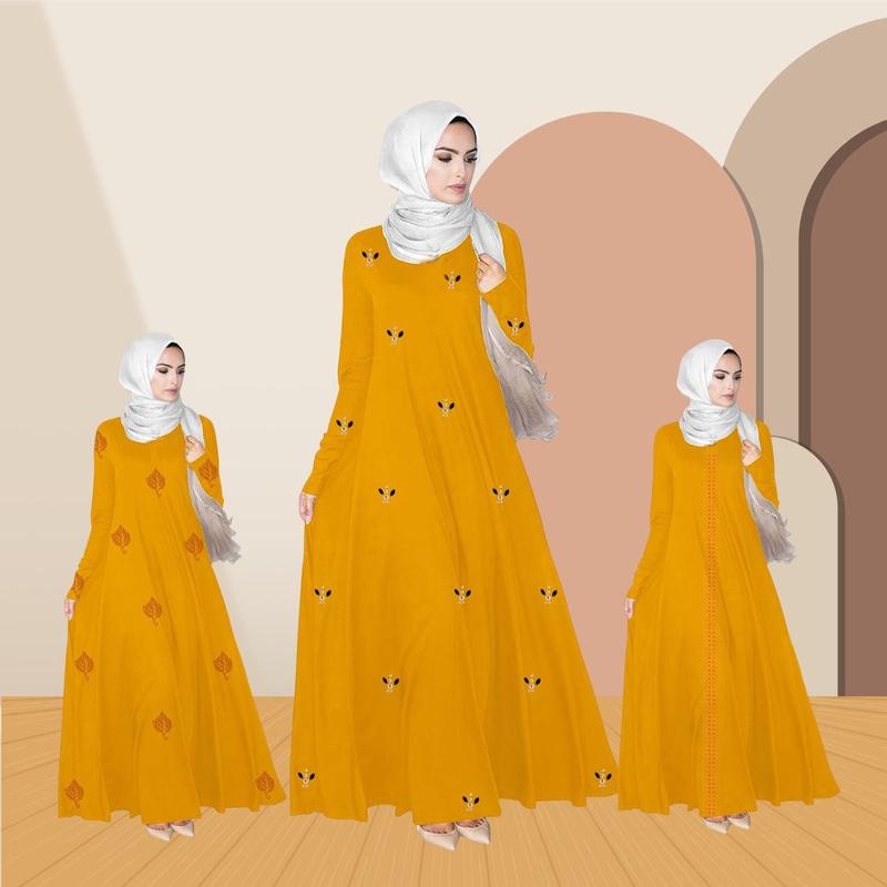 Jubah Raya Exclusive 2025 Trending Baju Wanita Hidden Back Zip - TikTok ...