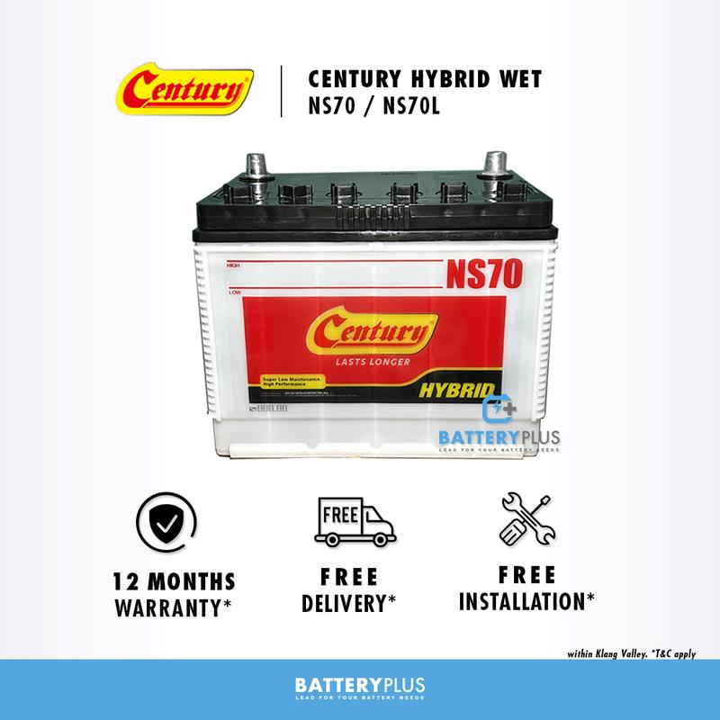 NS70 | NS70L | Century Hybrid (WET) Car Battery Bateri Keret - TikTok ...