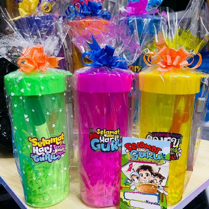 Hamper TUMBLER Dan Alat Tulis, Comel Dan Bertali! Hari Guru 2025 ...