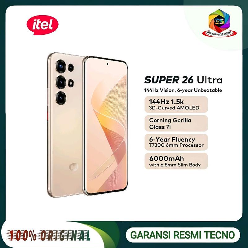 ITEL SUPER 26 Ultra - S26 Ultra [8/128 GB] [8/256 GB] - Corning Gorilla ...