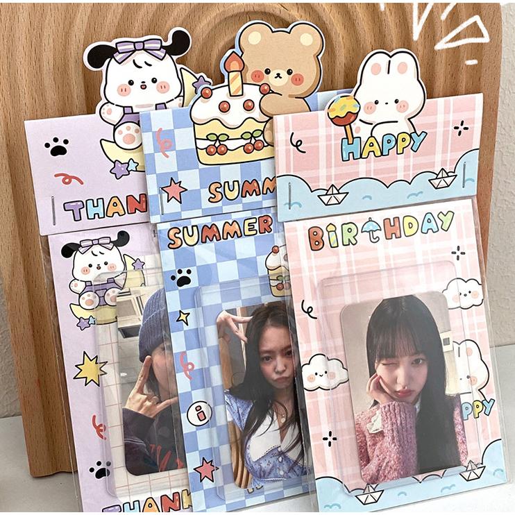Plastik Packing Photocard Koleksi Alas Pack Kartu Kpop Innersleeve ...