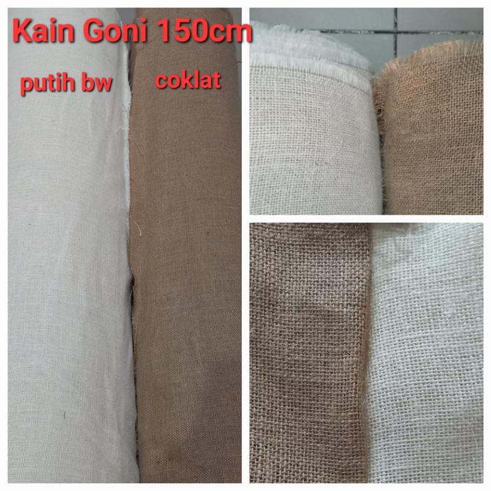 Jual Kain goni Per meter Kain goni halus untuk hiasan meteran murah ...