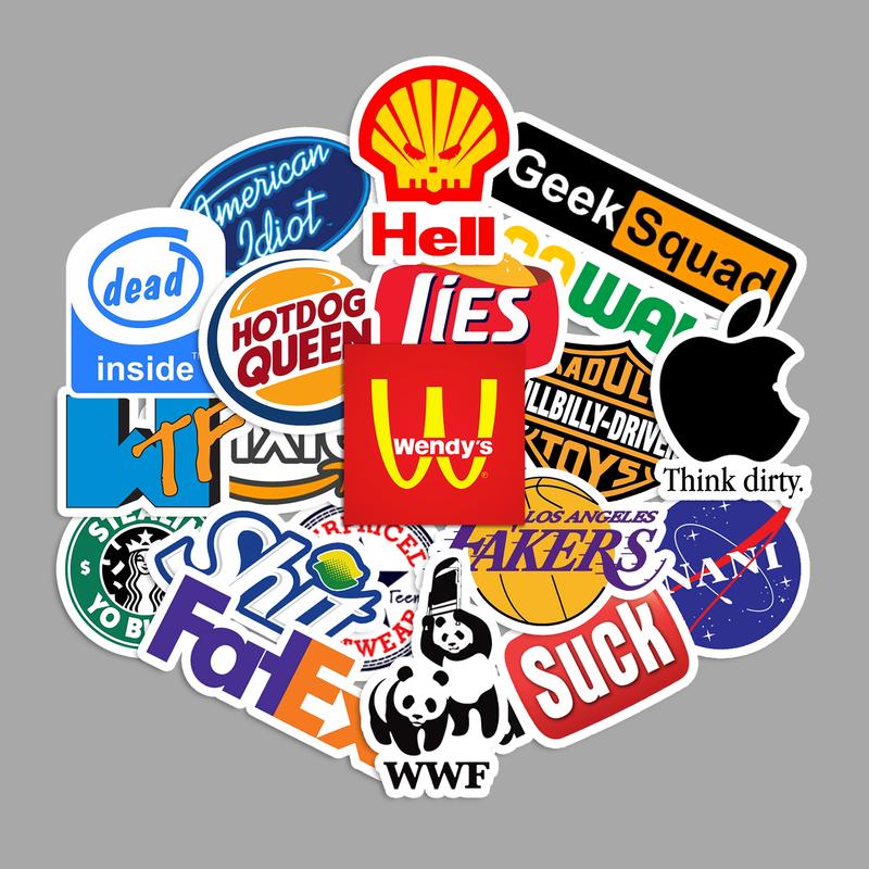 STICKER PACK - LOGO PARODY | STICKER KOPER STICKER TUMBLER STICKER ...