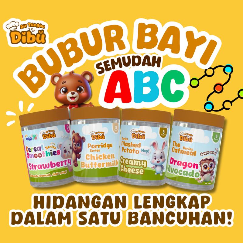 Bubur Bayi Instant Cereal Baby Porridge Puree Oatmeal, mashe - TikTok ...