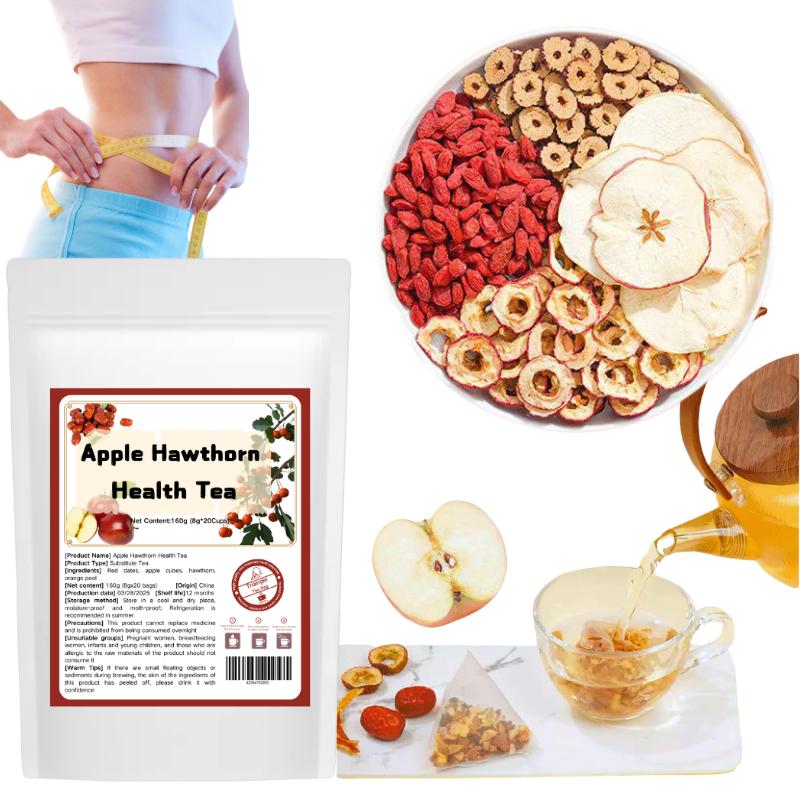 Organic Apple Hawthorn Tea is made up of four natural fruit herbs ...