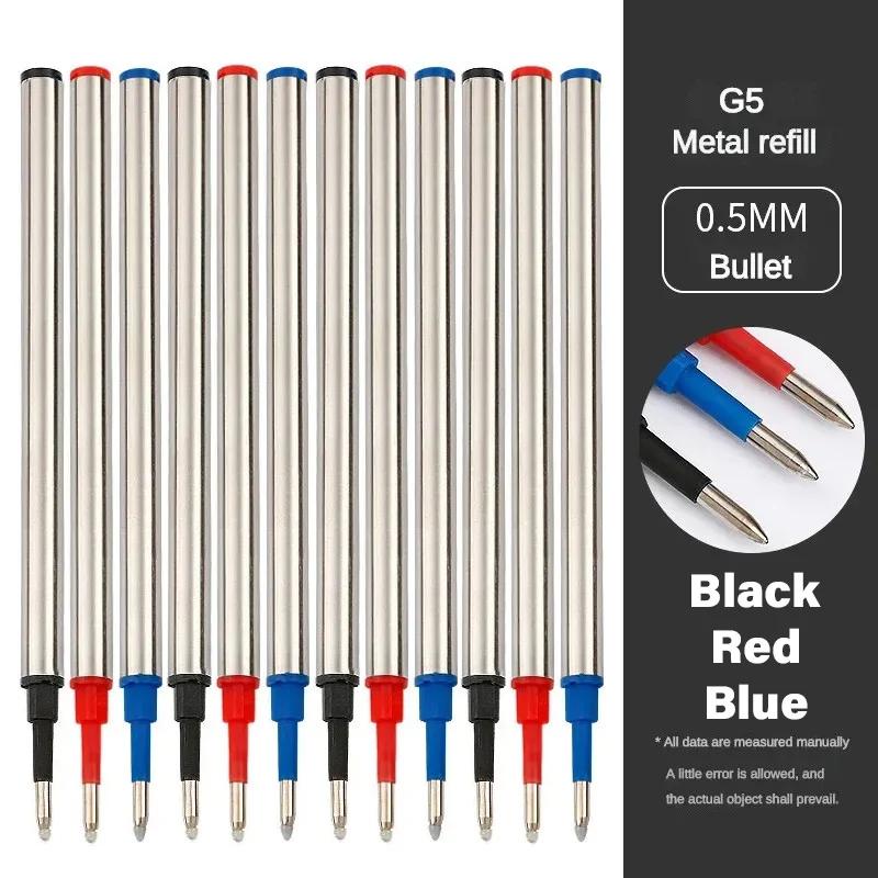 10Pcs Ballpoint Pen Refill For Parker Pens L:11cm G5 Metal Refill ...
