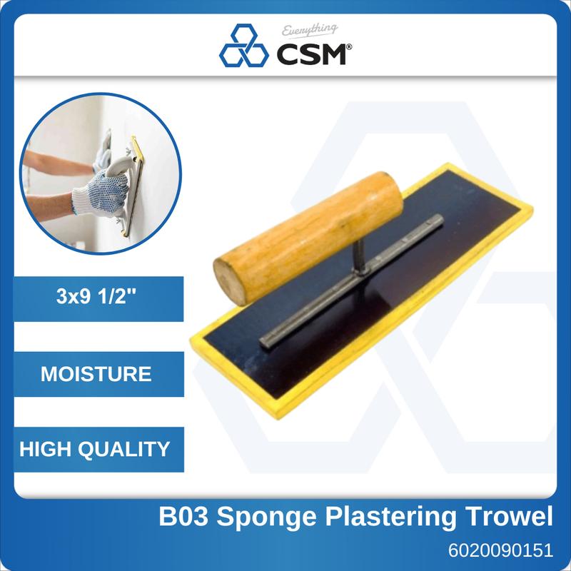 B03 Sponge Plastering Trowel Wall 3 x 9 1/2" - TikTok Shop Malaysia