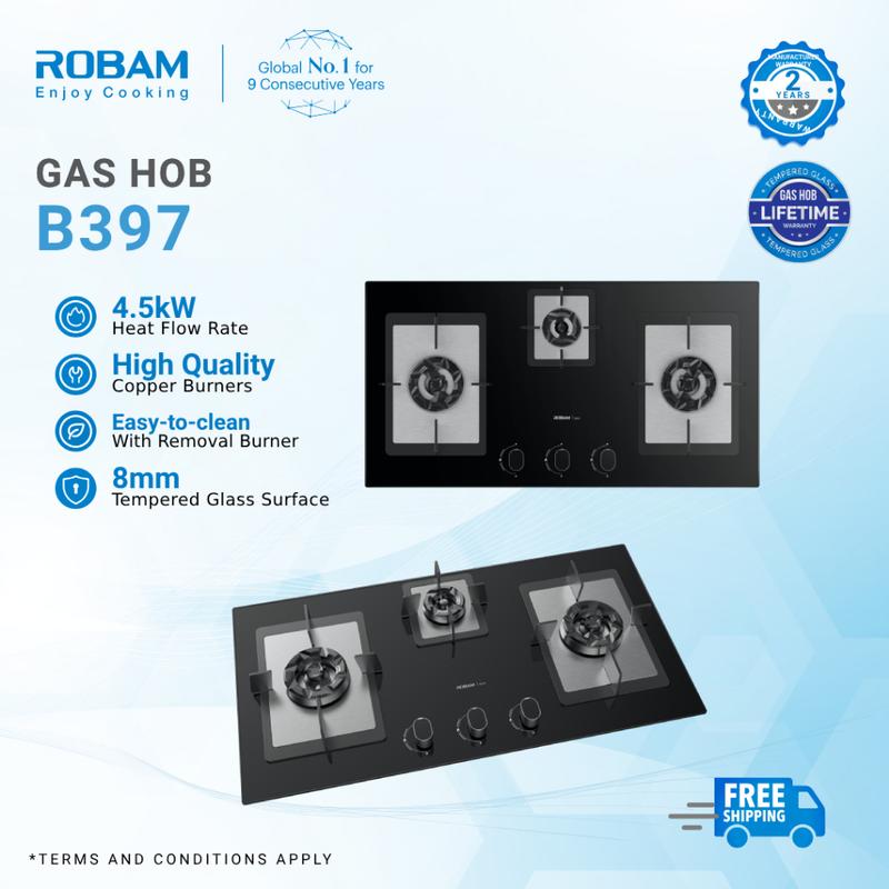 ROBAM B397 B397 3D Flame Cooker Hob - TikTok Shop Malaysia
