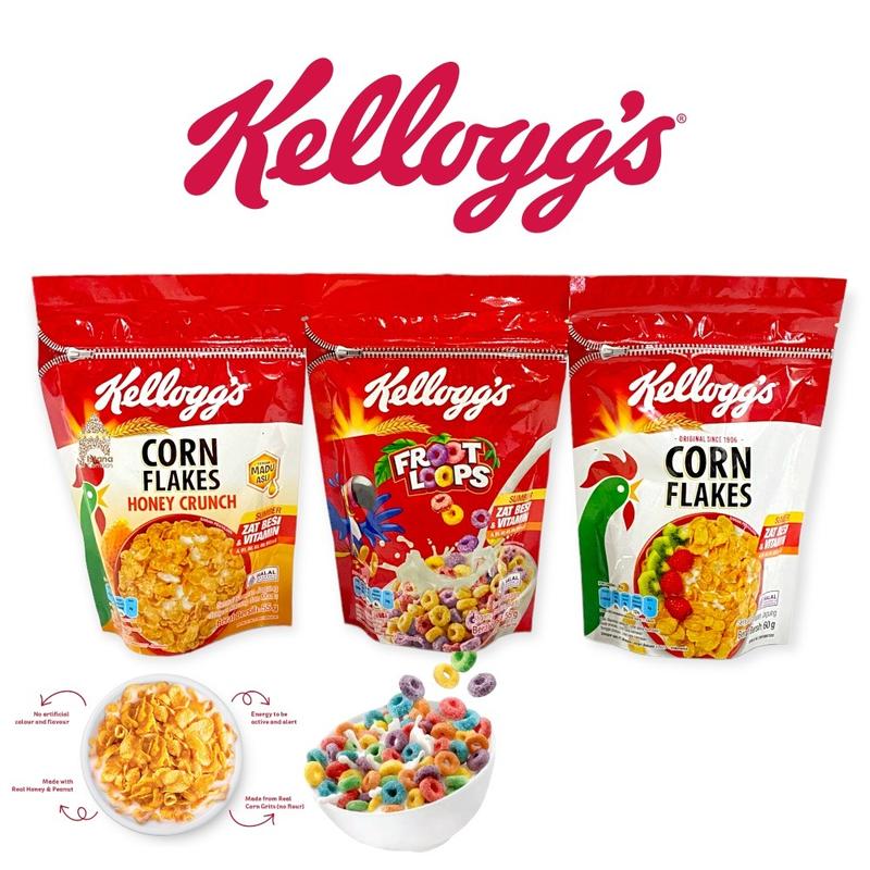 Cereal Sereal Pack Pouch Kelloggs / Kellogs Corn Flakes 60 Gr, Honey 55 ...