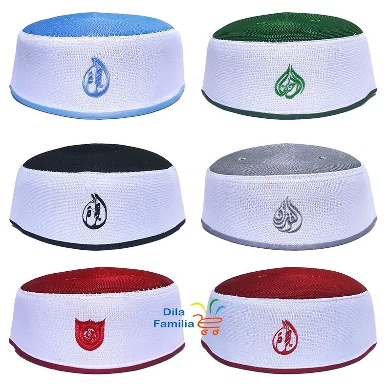Kopiah Logo Haji Warna Putih Hitam Merah Biru Hijau Murah Eksklusif ...