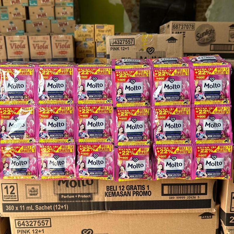 Molto Renteng 91 Pcs Cairan Pembersih Pewangi Pelembut Pakaian - Shop ...
