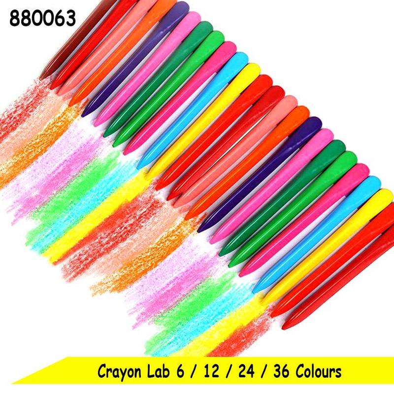HIGH QUALITY Crayon Lab Non-Toxic Crayon Triangular Crayon Pensil ...