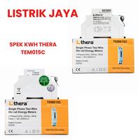 Jual THERA TEM015-C Series, DIN-Rail Single Phase Energy/kWh Meter ...
