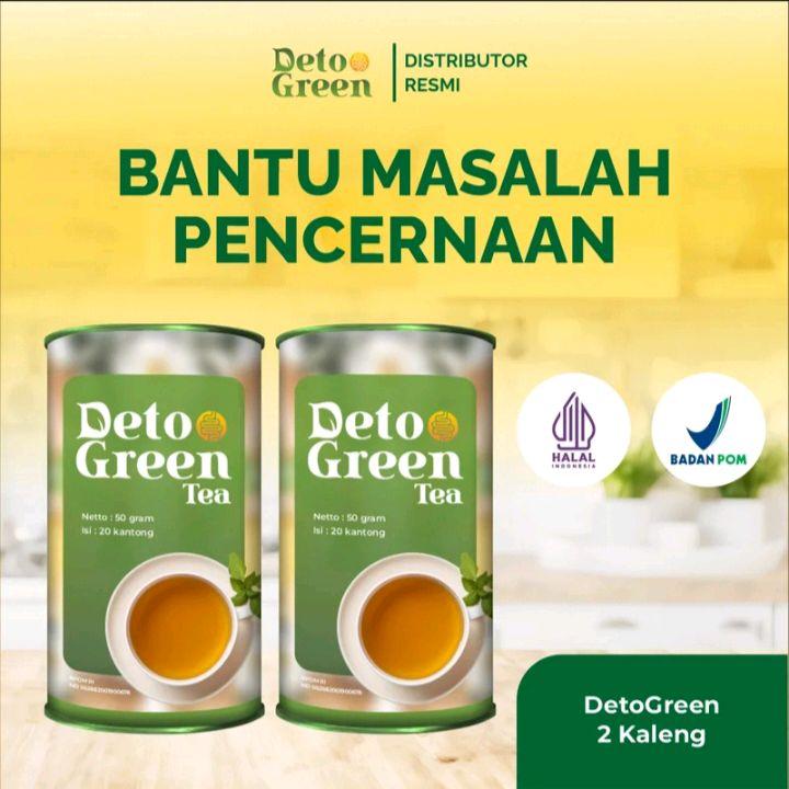 PROMO 2 BOTOL DETOGREEN TEH HIJAU UNTUK KESEHATAN - Shop | Tokopedia