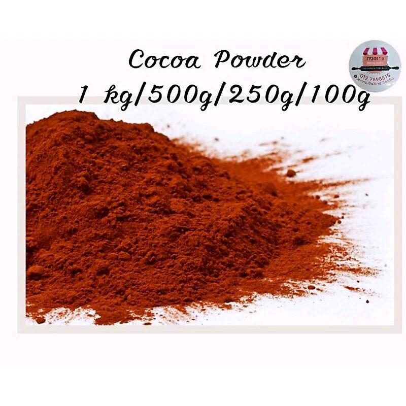 [Halal] Premium Cocoa Powder / Pure Dark Cocoa Powder 1kg/500g/250g ...