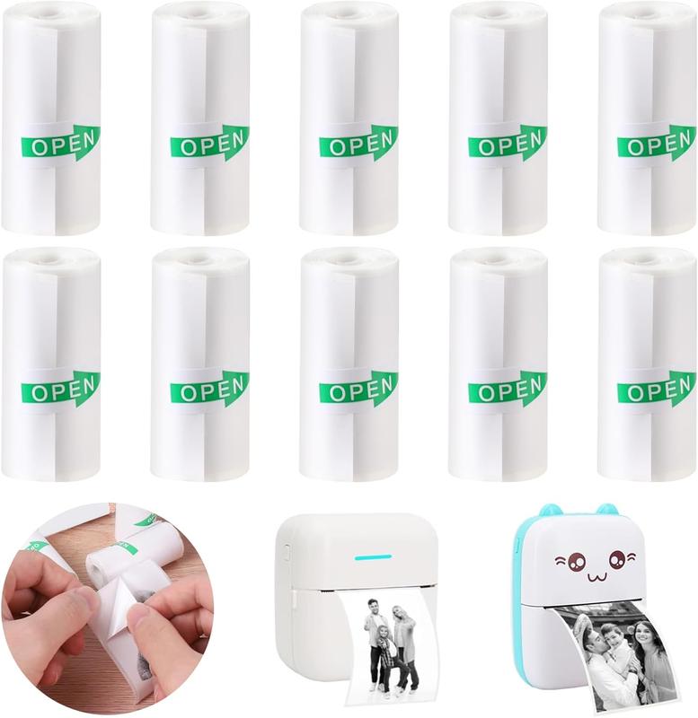 Thermal Sticker Paper for Mini Printer 57mm x 3m Printable Sticker ...