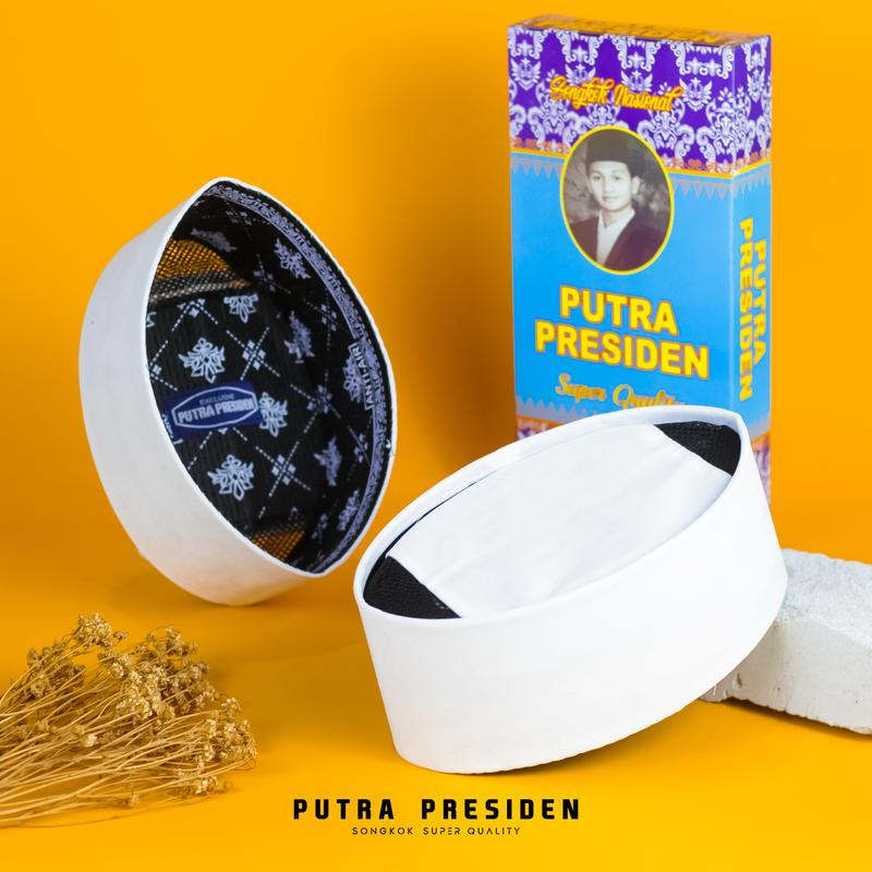 Peci Putih Polos AC Kopiah Putih Dewasa Songkok Bludru Putih Premium ...
