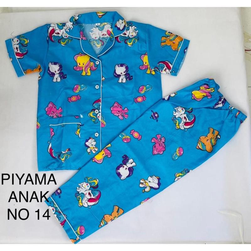 piyama anak no 14 estimasi 8 tahun - Shop | Tokopedia