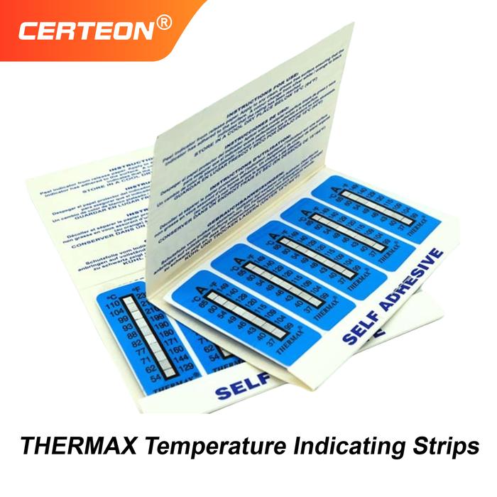 Jual Thermax Temperature Strips Self Adhesive 5 8 10 Level Irreversible ...