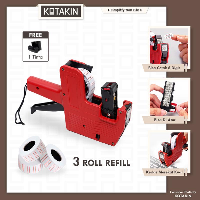 Alat Label Harga 1 Baris Tempel Tag Harga Jualan Chiki Kerupuk - Shop ...