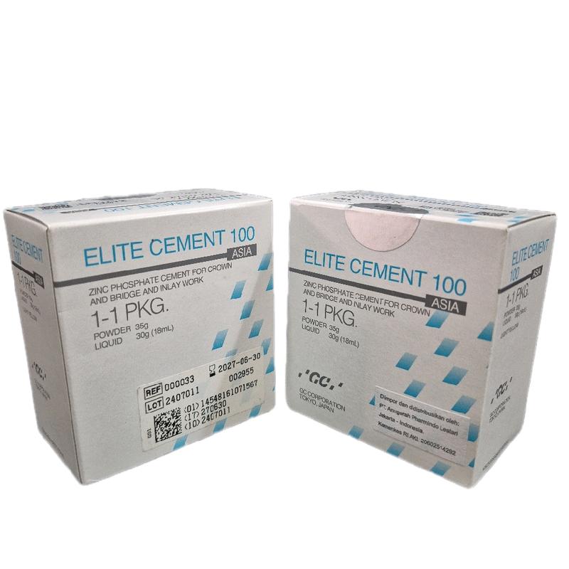 Elite Cement 100 Dental Zinc phosphate Cement For Crown & Bridge GC ...