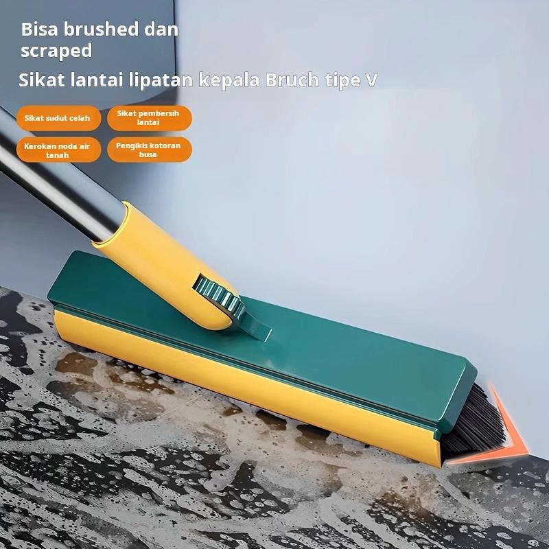 Sikat lantai kamar mandi pembersih ubin dinding gagang panjang - Shop ...