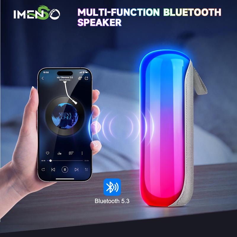 IMENSO Speaker Bluetooth 5.3 Mini Portable Super Bass Karaoke Aktif ...