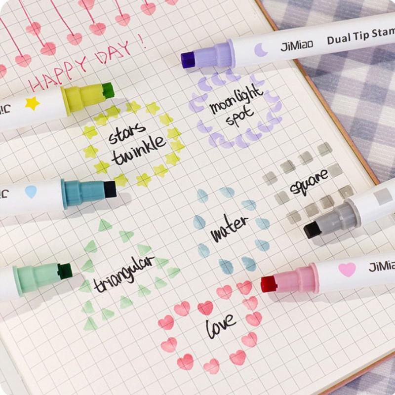 Pen Cat Air, Penanda Setem Nib Berganda, Hiasan Jurnal Akaun - TikTok ...
