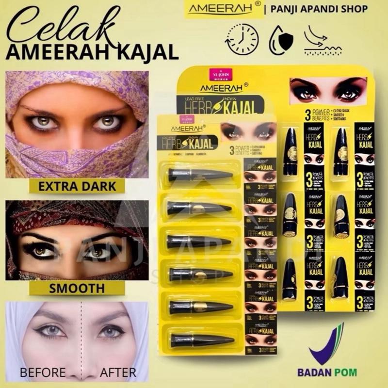 CELAK MATA / Kajal Arab Ameerah Herbal Extra VIT E - Shop | Tokopedia
