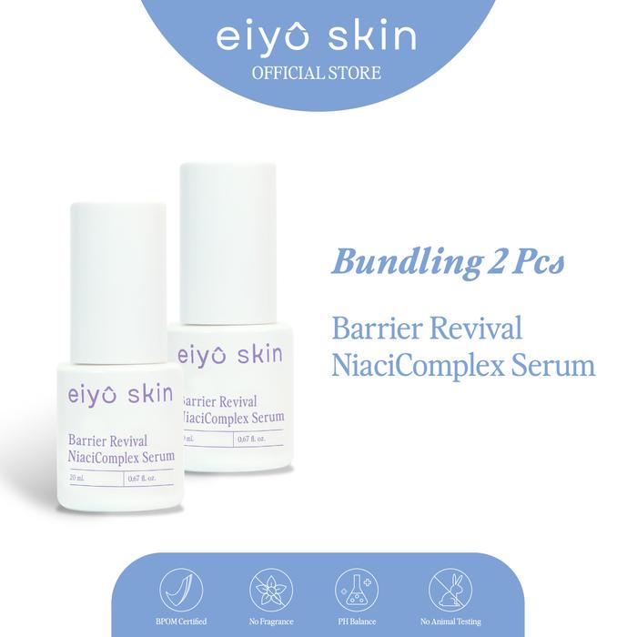 Jual EIYO SKIN - Bundling 2 pcs Barrier Revival NiaciComplex Serum 20ml ...
