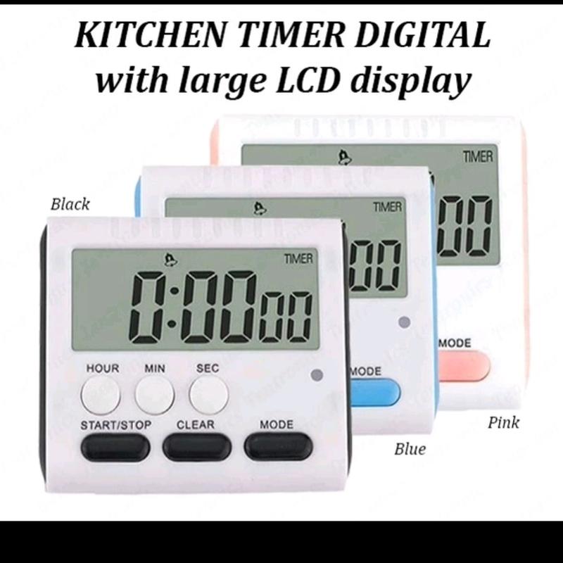 Timer digital dengan suara layar tampilan besar Kitchenware - Shop ...
