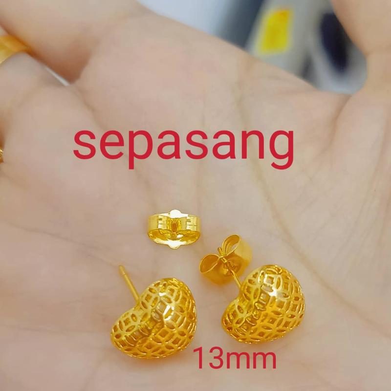 Subang Emas Bangkok Earring GOLD PLATED - TikTok Shop Malaysia