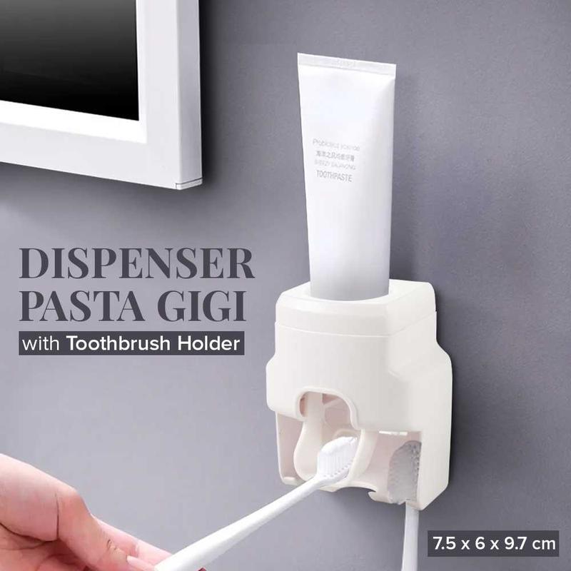 SBSNH Dispenser Pasta Gigi Wall Mounted Automatic Toothbrush - Shop ...