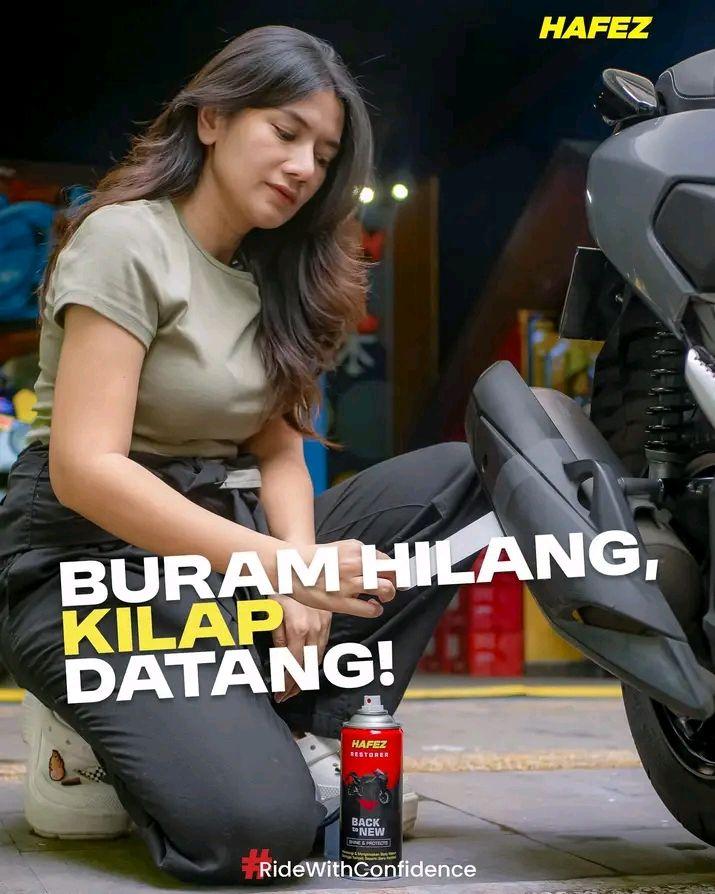 Hafez Restorer Pengkilap dan Perawatan Cat Motor Anda Back to New Shine ...