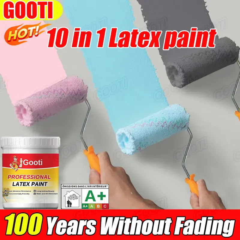 GOOTI Upgrade 3 in 1 Water-Based Epoxy Floor Paint 1KG with Brush ...